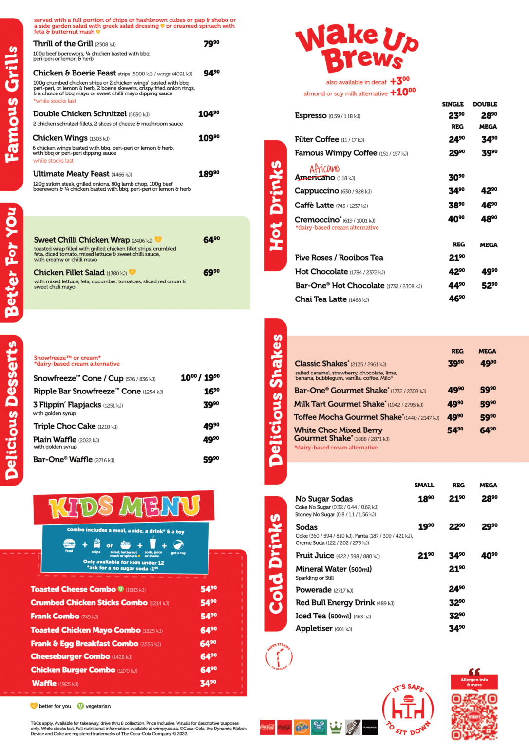 Wimpy Menu