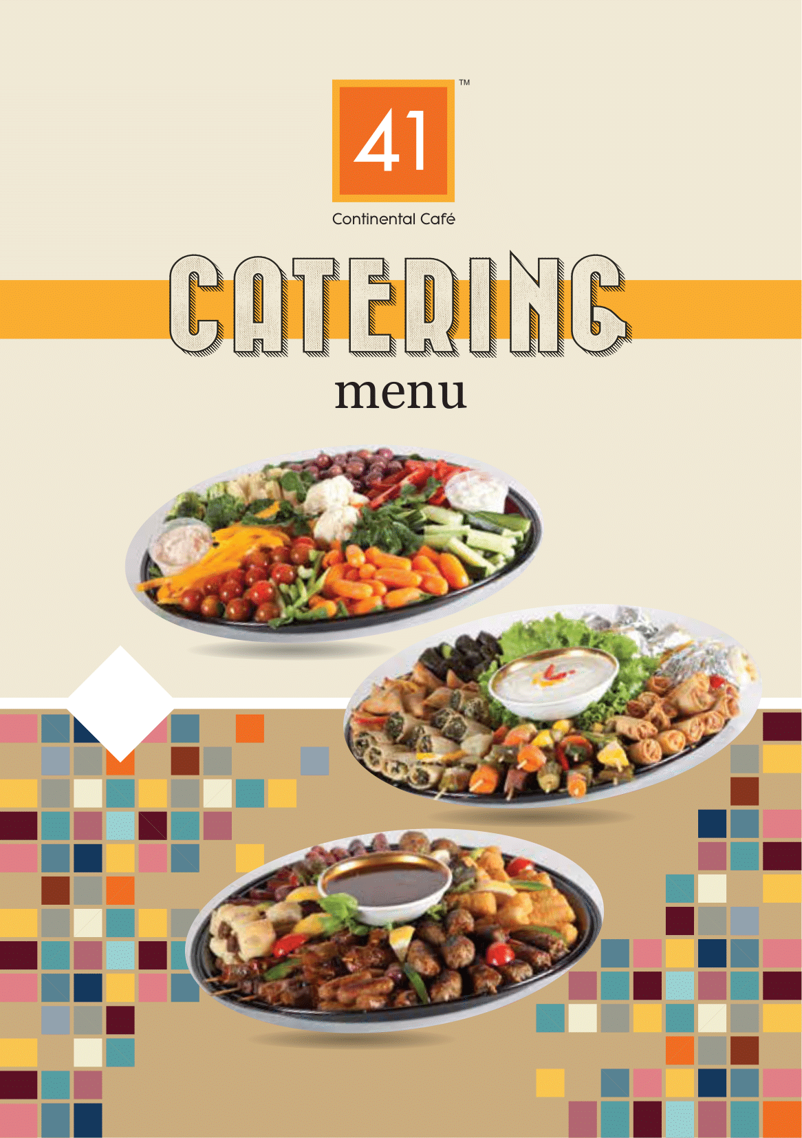 Café 41 Catering Menu – Dropped Into