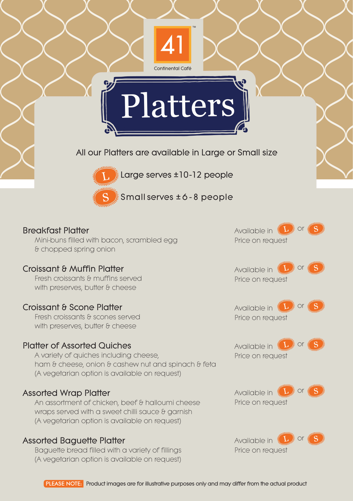 Café 41 Catering Menu – Dropped Into