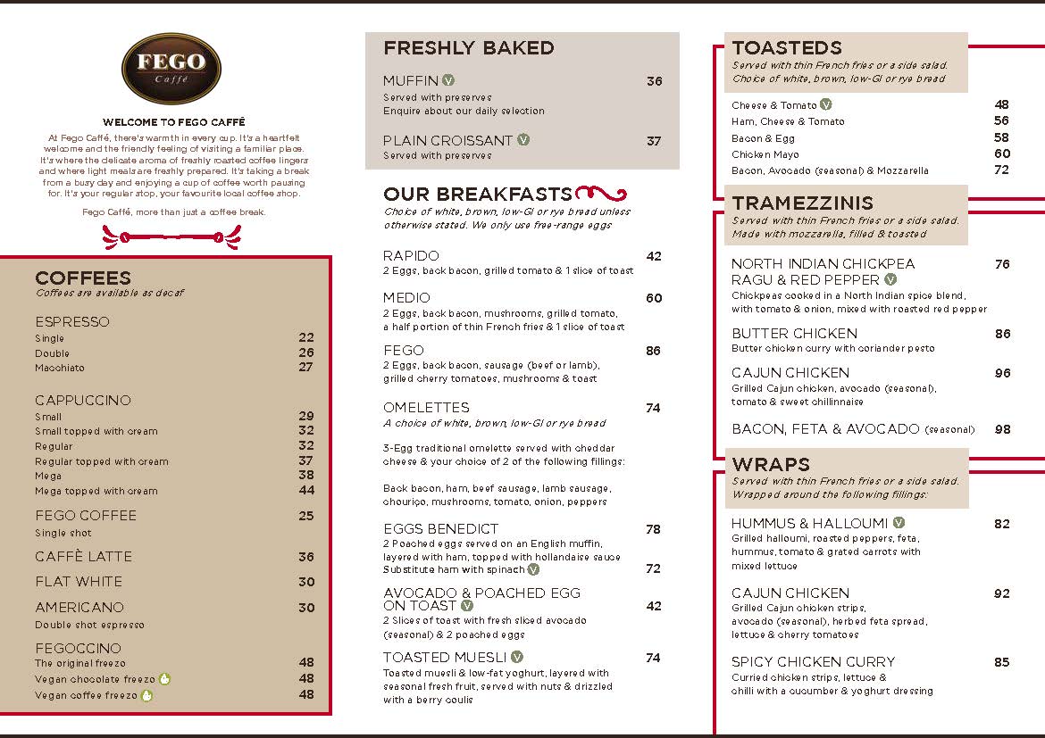 Fego Menu – Dropped Into